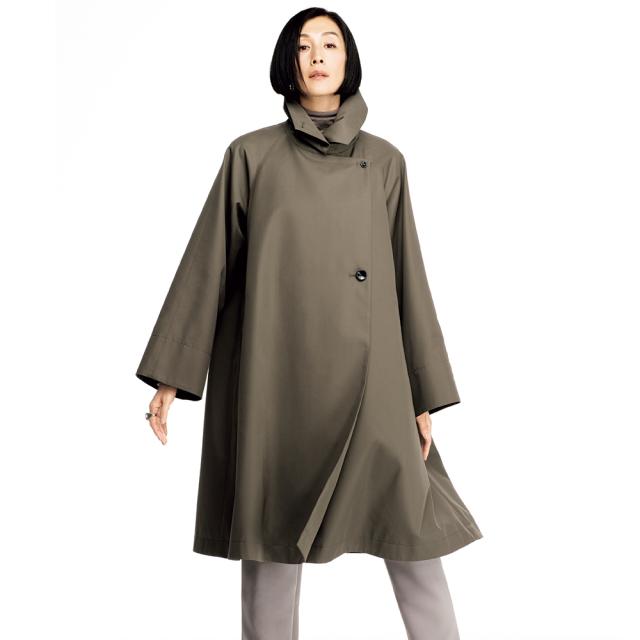 テントライン デザイン はっ水 コート コート ロングコート 108901