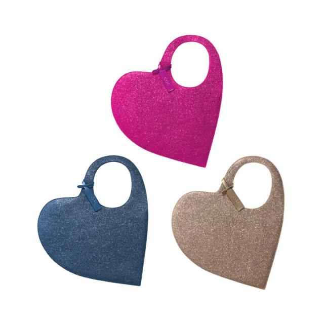 メタリック ハート バッグ バッグ トートバッグ 104711