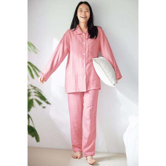 phiten/ファイテン 3重ガーゼ 裏起毛パジャマ M71204