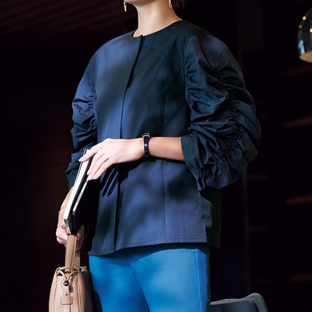 接触冷感 ボリュームスリーブ ブラウス ファッション シャツ ブラウス PC5425