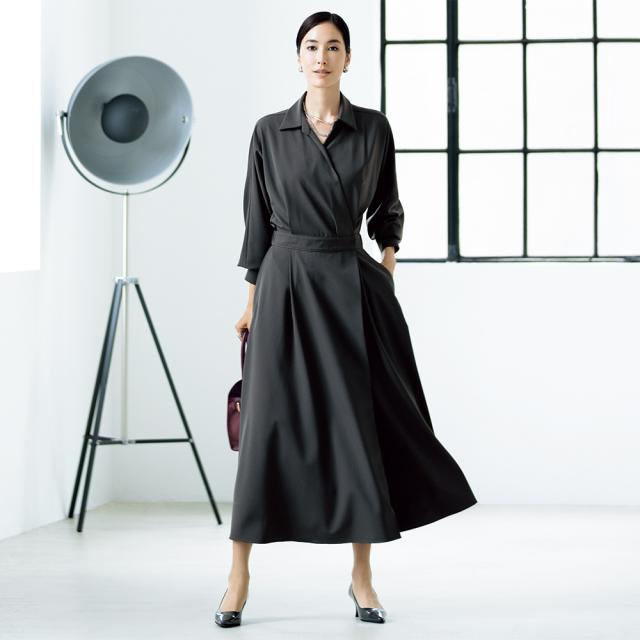 カシュクール風 ワンピース ワンピース マキシワンピース ロングワンピース 107002