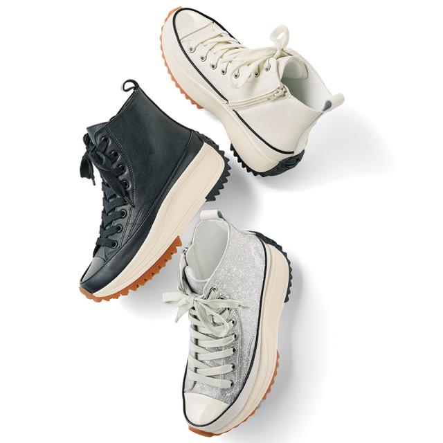 ヌーベルヴォーグ リラックス W厚底 ハイカットスニーカー スニーカー コンフォートシューズ M24203