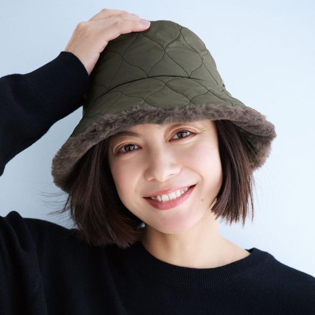 ベル・モード はっ水 あたたかクローシュ ニット帽 キャスケット M28202