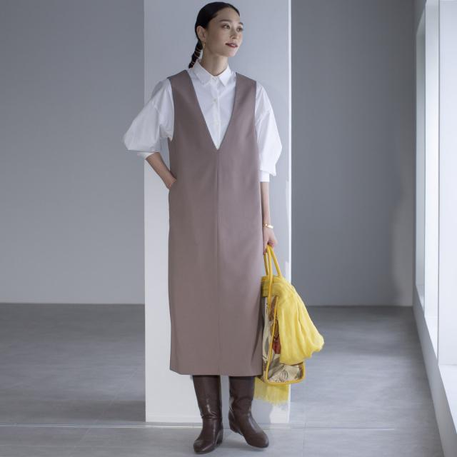 ブロークンツイルジャンパースカート スカート ジャンパースカート N60676