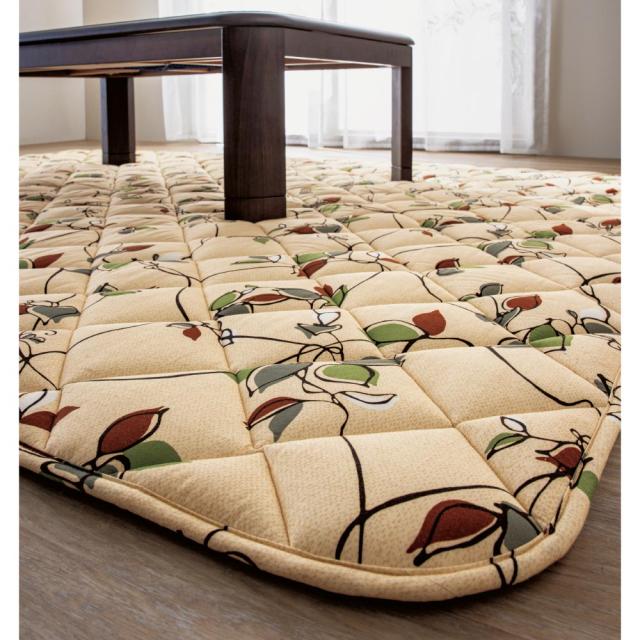 ≪【正方形】190×190cm≫ 西川はっ水ふっくらこたつシリーズ こたつ敷き こたつ こたつ敷布団 611219