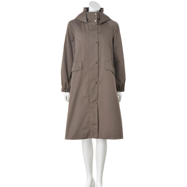 はっ水加工 2WAYフーデッドロングコート ファッション コート PC5927