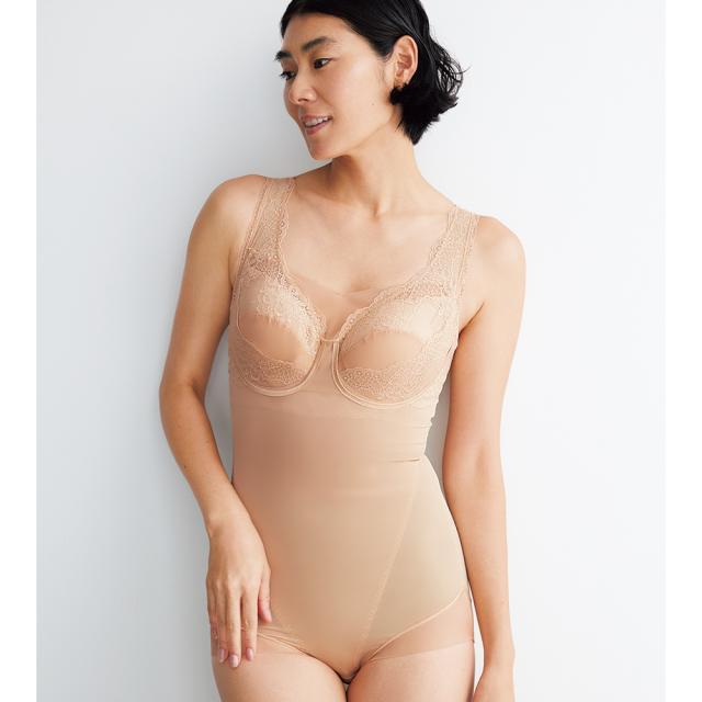 タムラ モアスライド 多機能シリーズ ボディスーツ 補整下着 シェイプインナー 補整ブラジャー ブラキャミ ボディスーツ M72703