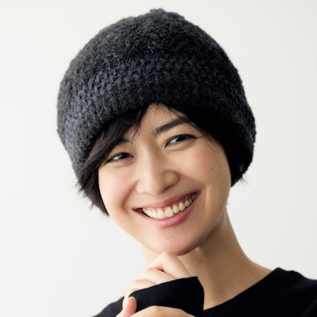 ベル・モード アルパカ混 ニット帽子 ニット帽 キャスケット M70205