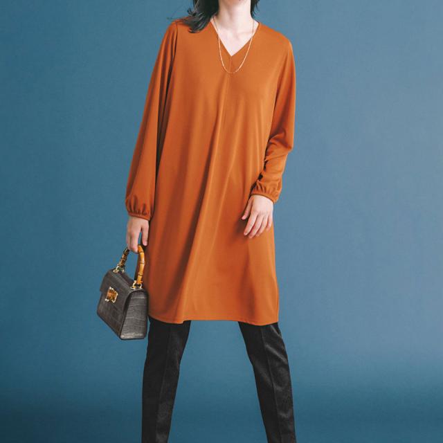 吸水速乾 ハイツイストスムース チュニック（日本製） ファッション チュニック PC5830