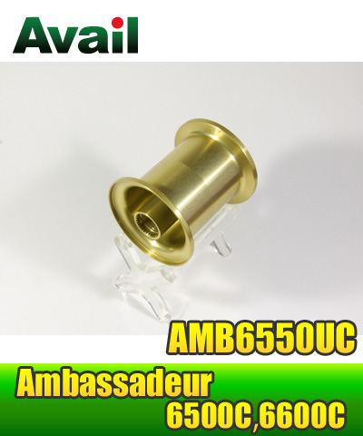Avail(アベイル) ABU Ambassadeur 6500Cシリーズ用 スプール AMB6550UC シャンパンゴールド