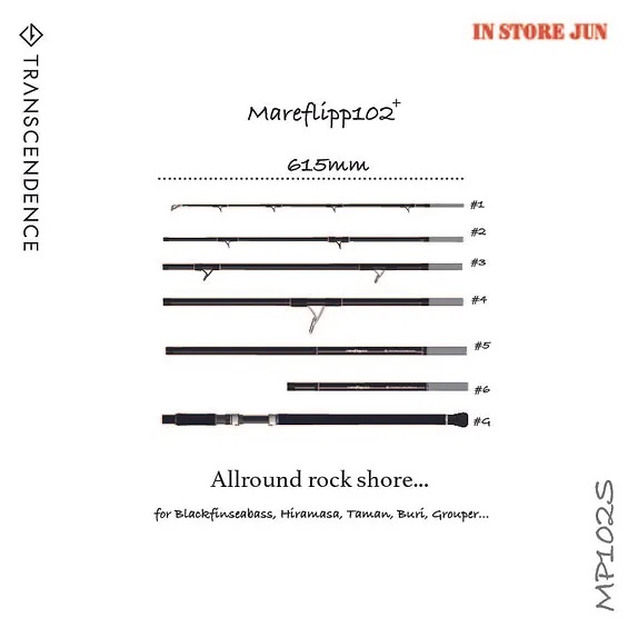 【TRANSCENDENCE/トランスセンデンス】Mareflipp 102S / マーレフリップ