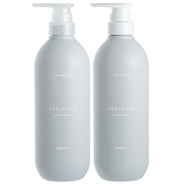 アリミノ スプリナージュ ジェントルモイスト シャンプー＆トリートメント セット 680mL +630g [ ヘアケア 地肌ケア すっきり 髪 しっとり まとまり ツヤ サロン専売品 おすすめ 人気 ] ARIMINO