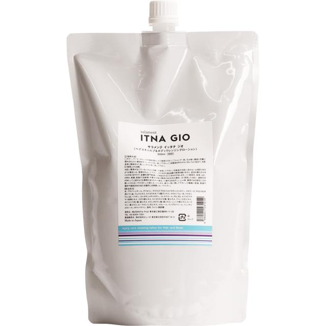 サラメンテ イッタナ ジオ 900mL 詰め替え用 リフィル レフィル [ 髪 ヘア 頭皮 スキャルプ 体 ボディ クレンジング ローション サロン専売品 処理剤 美容師 プロ用 ] For-Pro2 ITNA GIO
