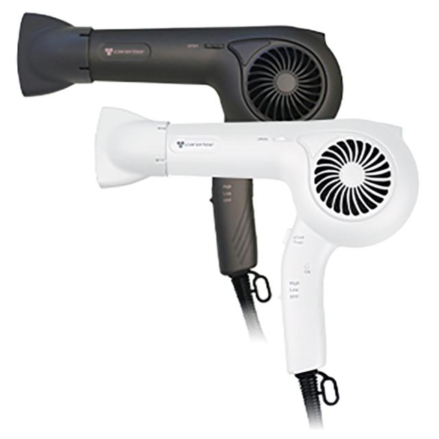 ケアライズ ヘアドライヤー TF-1208 マットグレー／ホワイト [ 電磁波低減 プラスマイナスイオン発生 遠赤外線 電気代削減 強 風速 高温度 ] 送料無料 carerise AMAVILLA