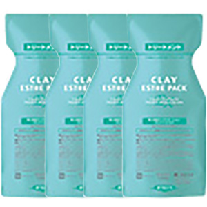 b-ex クレイエステEX 専用カートリッジ付き ヘアパック4個セット 1000gリフィル×4 + カートリッジ×1 ビーエックス