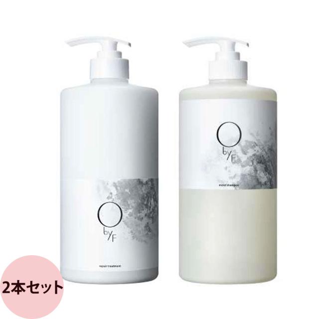 [ O by F ] モイストシャンプー＆リペアトリートメント セット 1000mL+1000mL エッフェ オーガニック オーバイエッフェ [ ヘアケア ダメージケア 地肌ケア おすすめ ]