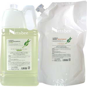 テクノエイト ロハスハーブ シャンプー＆トリートメント ライト セット / 2000mL+2000g （C）