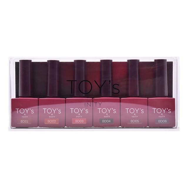 TOY’s × INITY トイズバイアイニティ ボルドーマグコレクション 6色セット / 各7mL