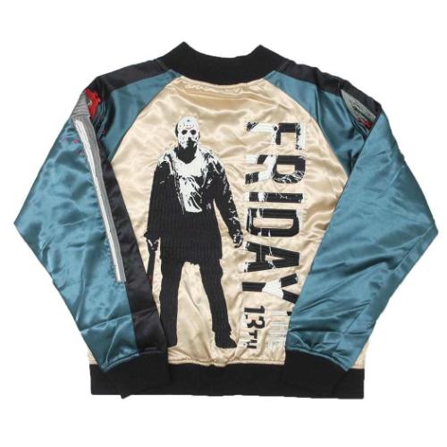 13日の金曜日 スカジャン アウター クリスタルレイク Friday the 13th 映画キャラクター グッズ