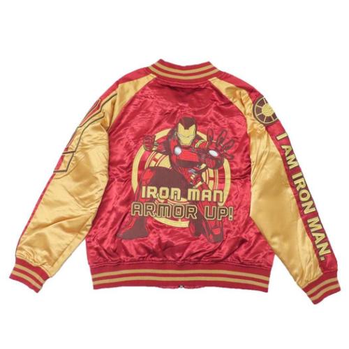 アイアンマン スカジャン アウター アーマーアップ MARVEL キャラクター グッズ