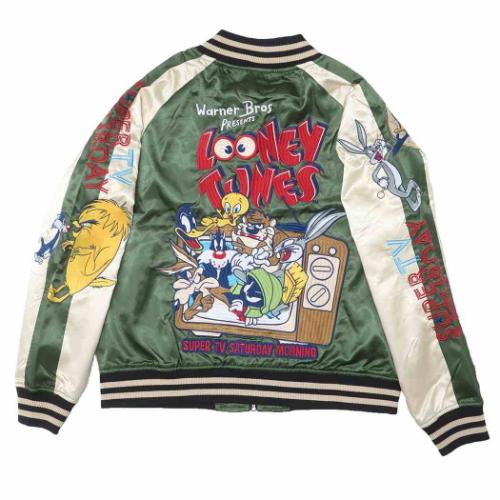 ルーニーテューンズ スカジャン アウター ティービーサタデー LOONEY TUNES キャラクター グッズ