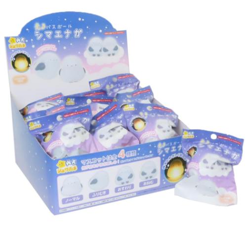 入浴剤 光るシマエナガバスボール 全4種類 24個入セット かわいい グッズ