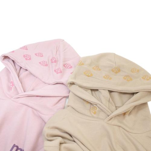 ミッフィー フーディー リラックスパーカーワンピ フラワー ディック