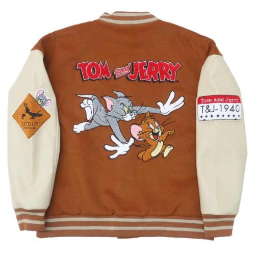 トムとジェリー アウター レディース スタジャン キャッチアンドラン L ワーナーブラザース キャラクター グッズ