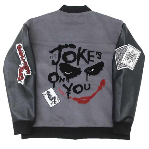 ジョーカー アウター メンズ スタジャン ダークナイト 3L DCコミック 映画キャラクター グッズ