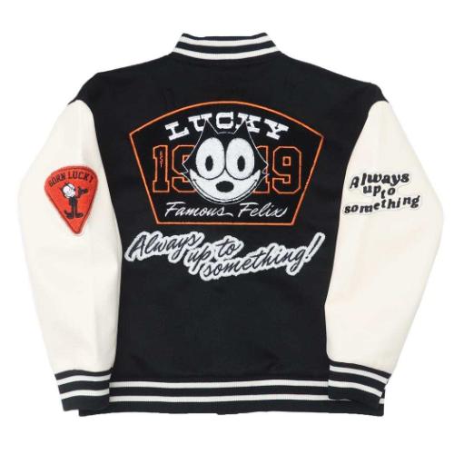 フィリックス アウター レディース スタジャン ラッキーキャット L キャラクター グッズ