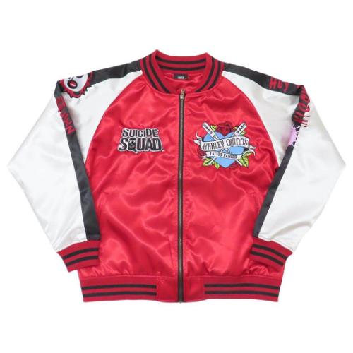 スーサイドスクワッド アウター メンズ スカジャン ハーレイクイン 3L DCコミック キャラクター グッズ