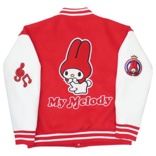 マイメロディ アウター レディース スタジャン チアフルメロディ L サンリオ キャラクター グッズ