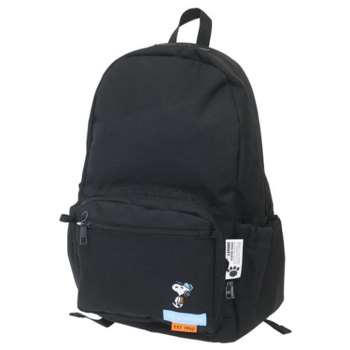スヌーピー リュック RE-PET スマートデイパック BK ピーナッツ キャラクター グッズ
