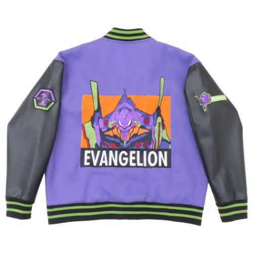 エヴァンゲリオン アウター スタジャン 3L 初号機キャラジャン アニメキャラクター グッズ