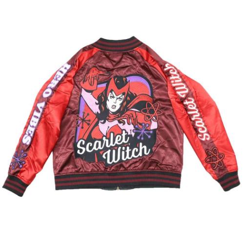 スカーレットウィッチ アウター スカジャン L ヒーローバイブス MARVEL キャラクター グッズ