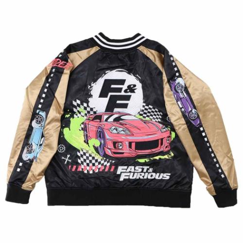 ワイルドスピード アウター スカジャン 3L スピードレースカー 映画キャラクター グッズ