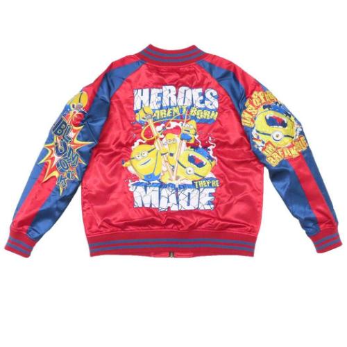 ミニオン アウター スカジャン L アンストッパブルレッド ユニバーサル映画 キャラクター グッズ