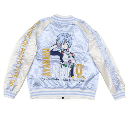 エヴァンゲリオン アウター スカジャン L 綾波レイ アニメキャラクター グッズ