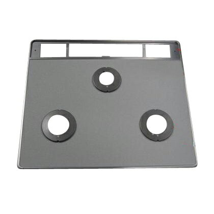 リンナイ　トッププレート＜パールクリスタル・ライトグレー＞　【品番：001-1218000】