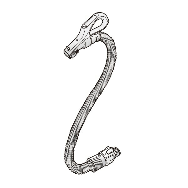 東芝　掃除機 クリーナー ホース 本体色・（R）レッド用　【品番：41450765】