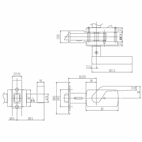 【メール便対応】YKK AP 錠ケース 【品番：YS HHJ-0762（YS HHJ0762）】の通販はau PAY マーケット - 住設プロ | au PAY マーケット－通販サイト
