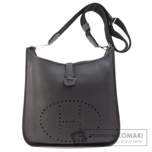 エルメス HERMES  エブリン 3 ブラック シルバー金具  ショルダーバッグ トゴ レディース  中古