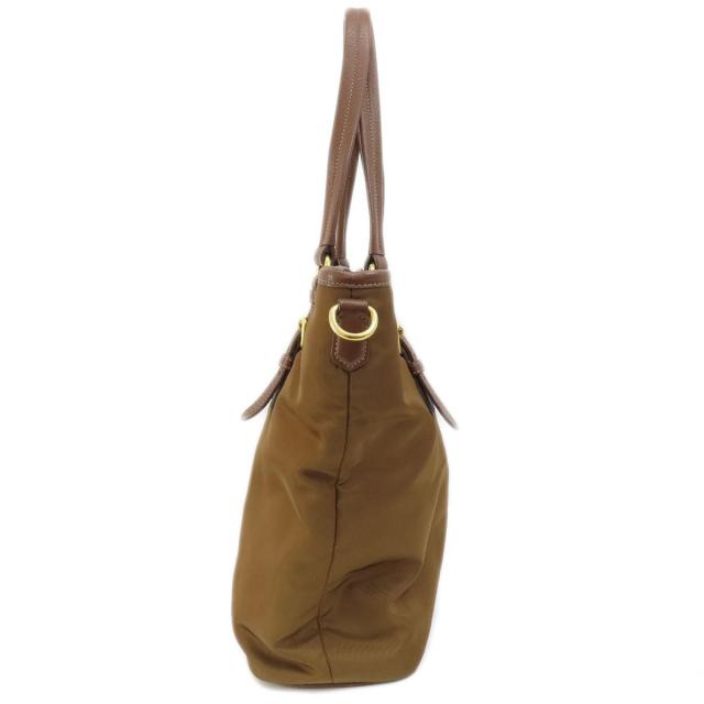 PRADA プラダ ロゴ金具 トートバッグ ナイロン素材 レディース 中古
