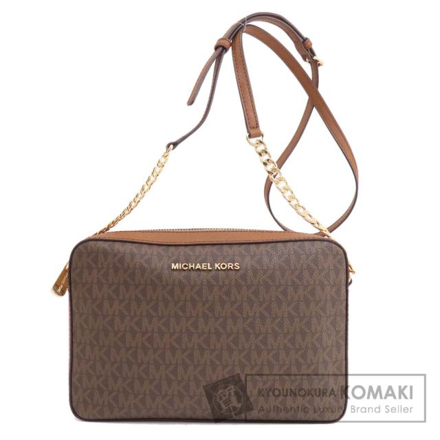 マイケルコース Michael Kors  MKシグネチャー ロングショルダー  ショルダーバッグ PVC 中古