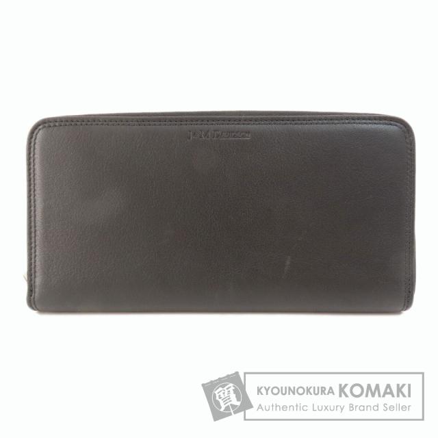 ジェイアンドエムデヴィッドソン J&M Davidson  ロゴ  長財布（小銭入れあり） レザー 中古