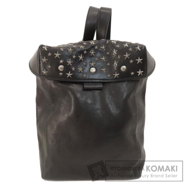 ジミーチュウ Jimmy Choo  フロイド スターモチーフ  リュック・デイパック レザー 中古