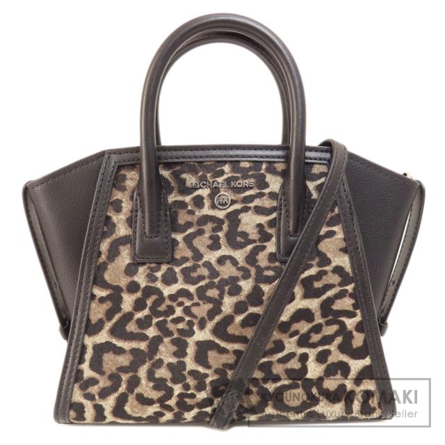 マイケルコース Michael Kors  レオパード柄 2WAY  ハンドバッグ レザー レディース  中古