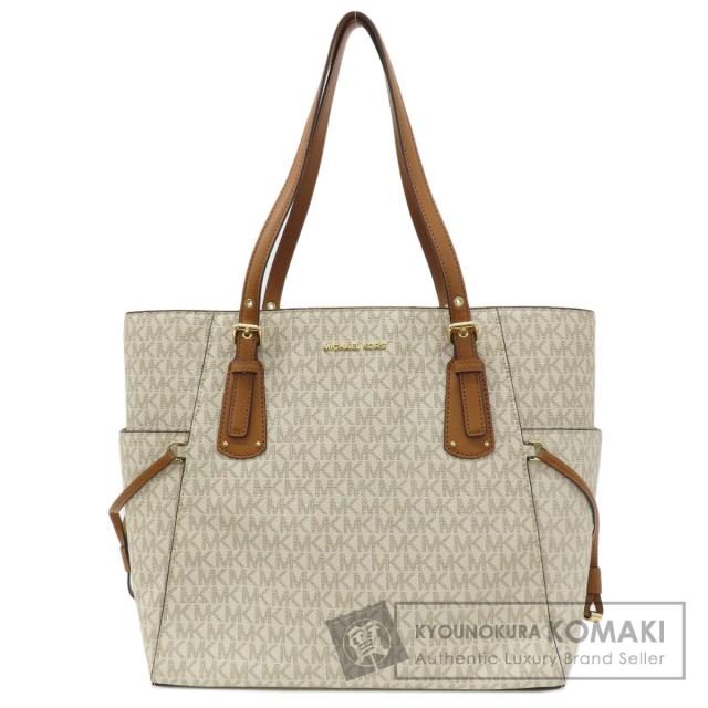 マイケルコース Michael Kors  MKシグネチャー  トートバッグ レザー レディース  中古