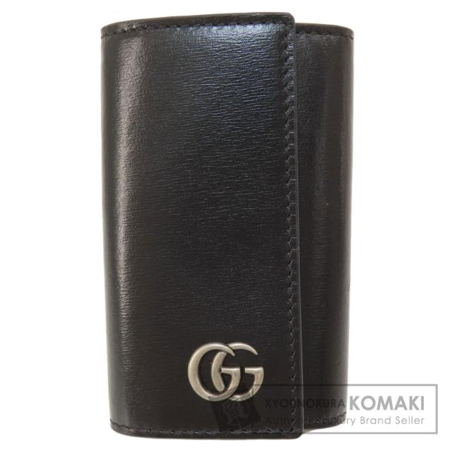 グッチ GUCCI 435305  ロゴ  キーケース レザー レディース  中古
