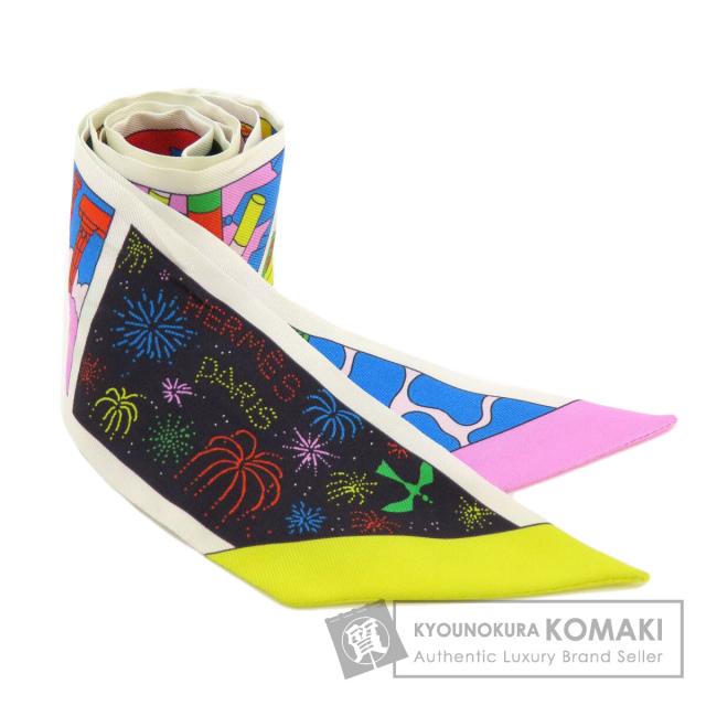 エルメス HERMES  ツイリー  スカーフ シルク レディース  中古